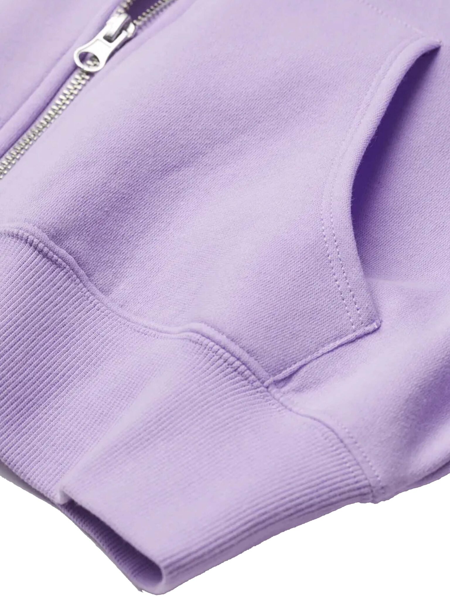 Cropped Zipper - Lavender - Koverify