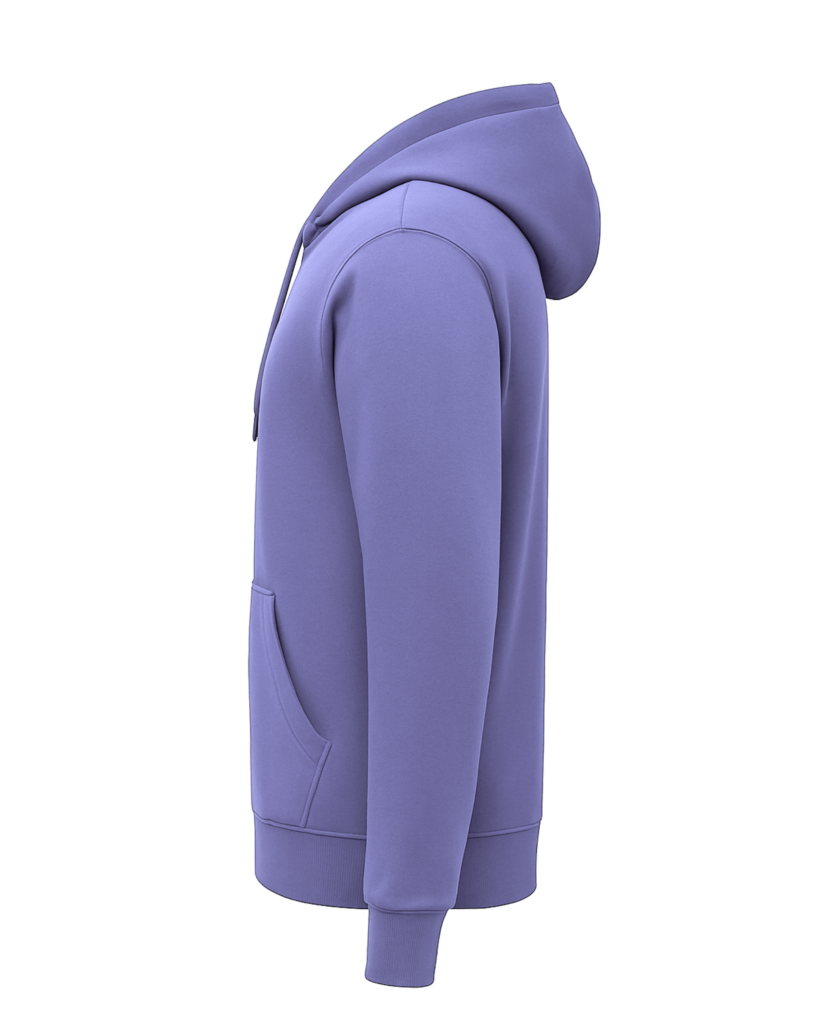 Solid Relaxed Fit Zipper - Lavender - Koverify
